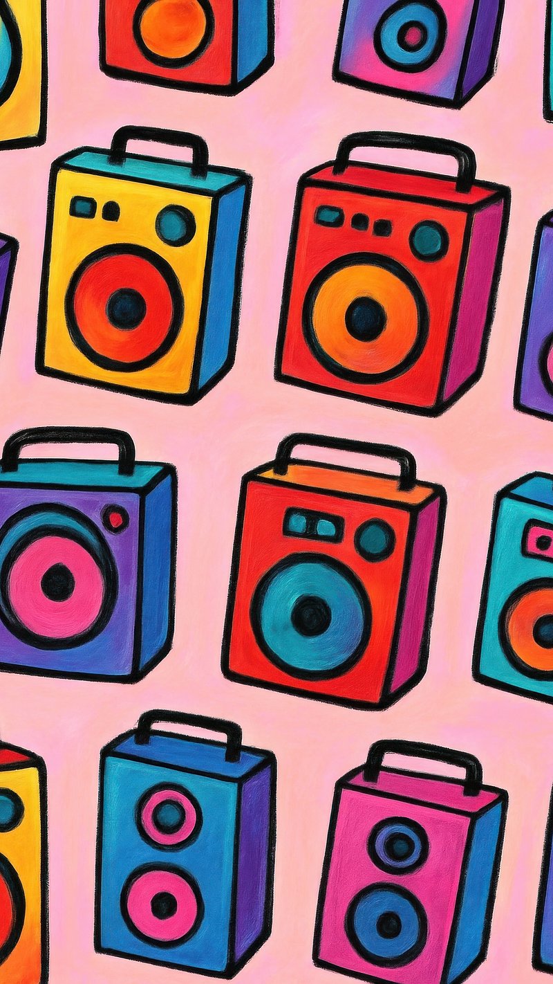 Speaker+wallpaper Illustration Images | Free Photos, PNG Stickers ...