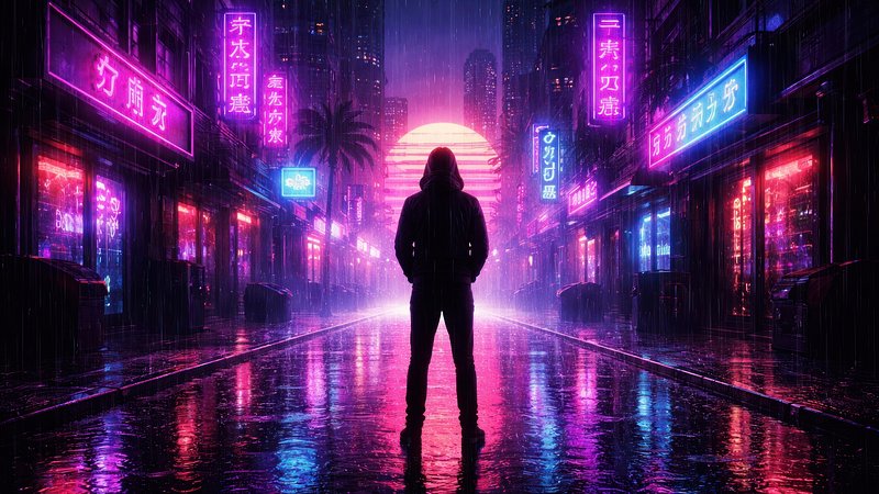 Cyberpunk+sign City Neon Images | Free Photos, PNG Stickers, Wallpapers ...