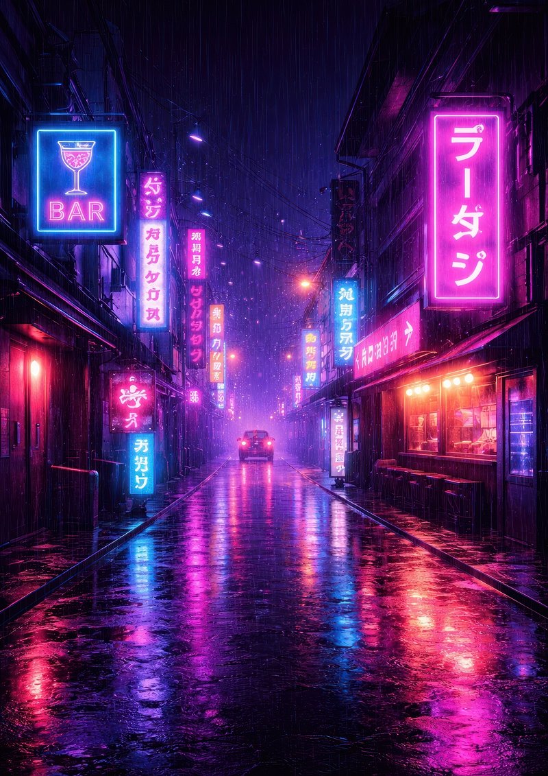 Cyberpunk+neon+signs Lights Images | Free Photos, PNG Stickers ...