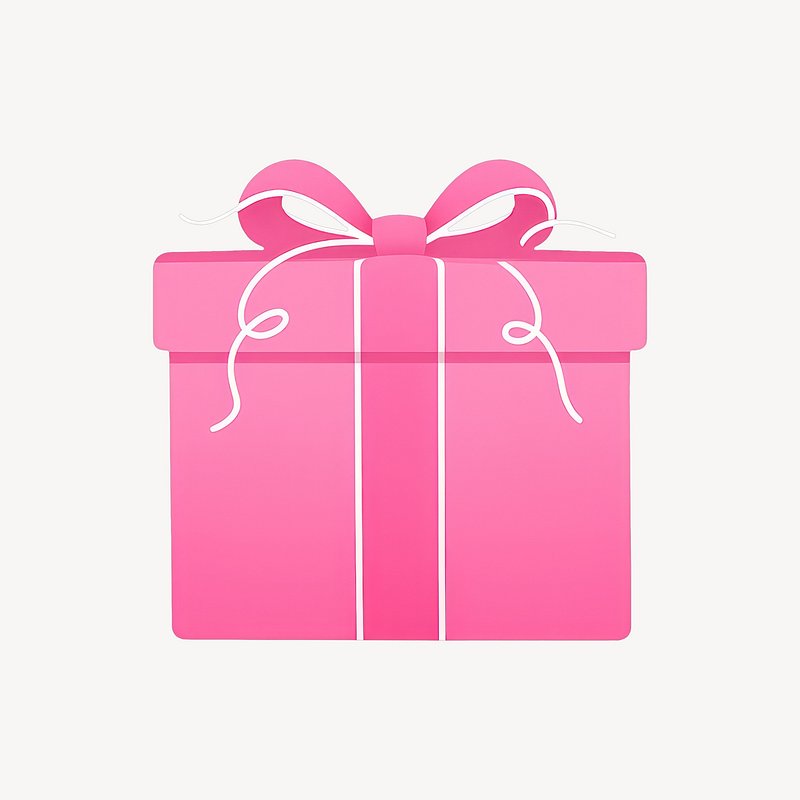 Pink Gift Ribbon Shadows Isolated Images | Free Photos, PNG Stickers ...