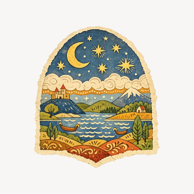 Vintage River Landscape Shadow Paper Texture Images | Free Photos, PNG ...