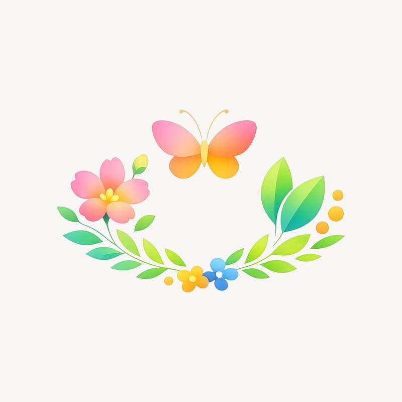 Butterfly Flower Shape Design Images | Free Photos, PNG Stickers ...