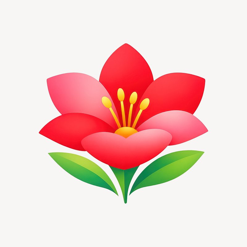 Red Fade Paper Frame Flower Images | Free Photos, PNG Stickers ...