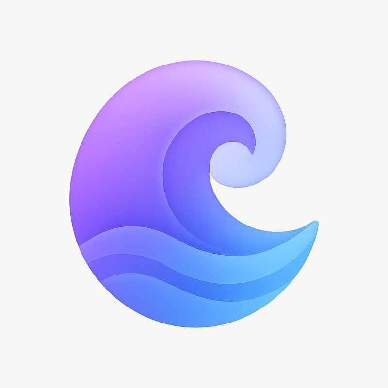 Purple Waves Gradient Design Art Images | Free Photos, PNG Stickers ...