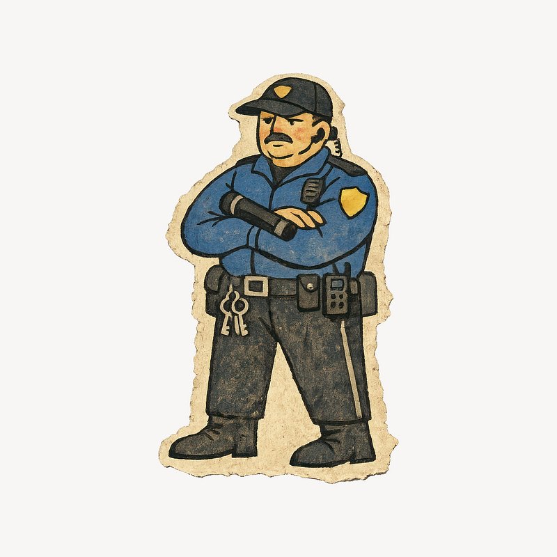 Security Personnel Cartoon PNG Images | Free Photos, PNG Stickers ...