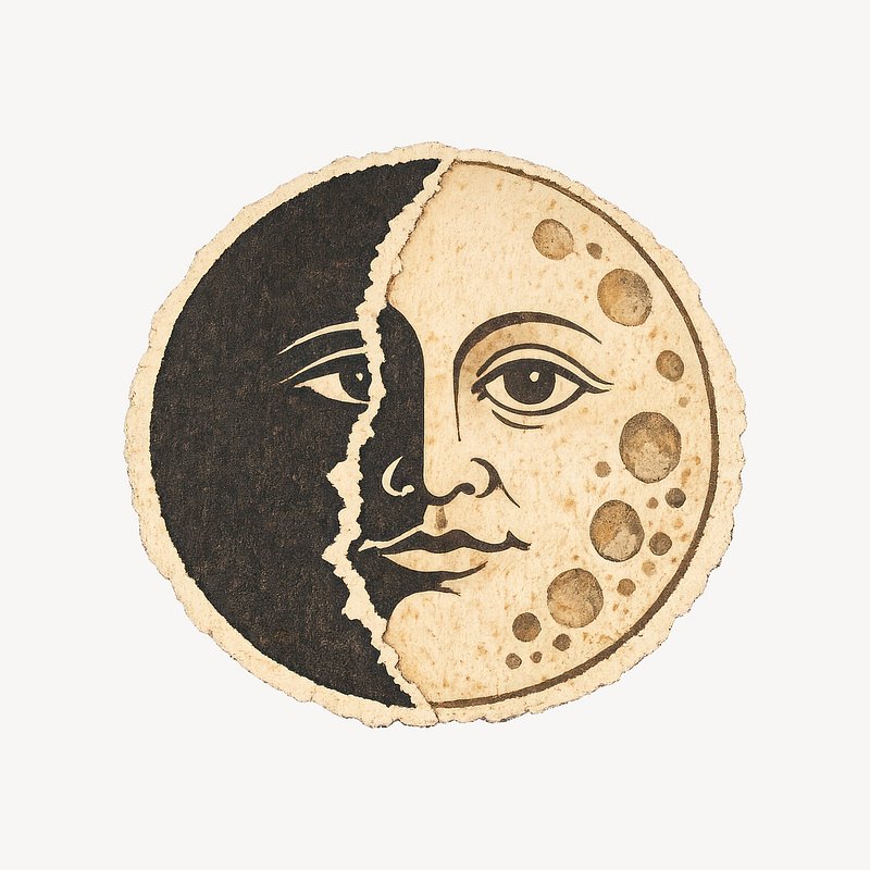 Vintage+moon+phases PNG Images | Free Photos, PNG Stickers, Wallpapers ...