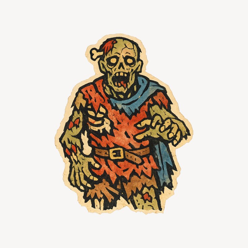 Zombie+art Style Cartoon Design Images | Free Photos, PNG Stickers ...