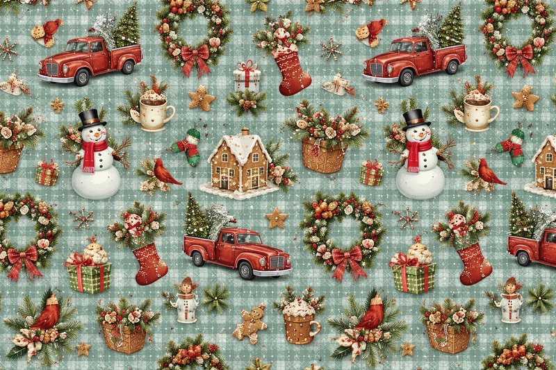 Plaid Gift Background Pattern Holiday Christmas Images | Free Photos ...