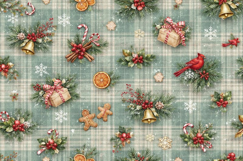 Plaid Gift Background Pattern Holiday Christmas Images | Free Photos ...