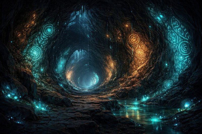 Underground+wallpaper Cave Glow JPEG Images | Free Photos, PNG Stickers ...
