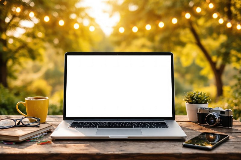 Coffee And Notebook Mockup Workspace Pen White Images | Free Photos ...