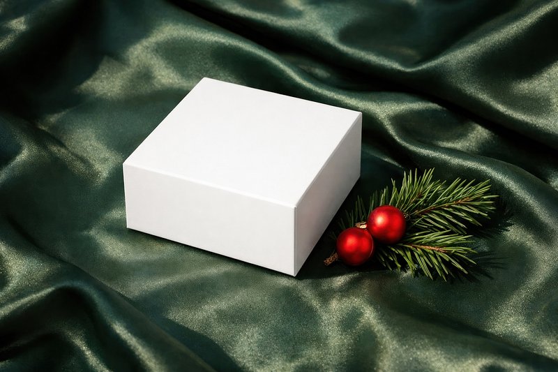 Festive Package Box Christmas Red Background Images | Free Photos, PNG ...