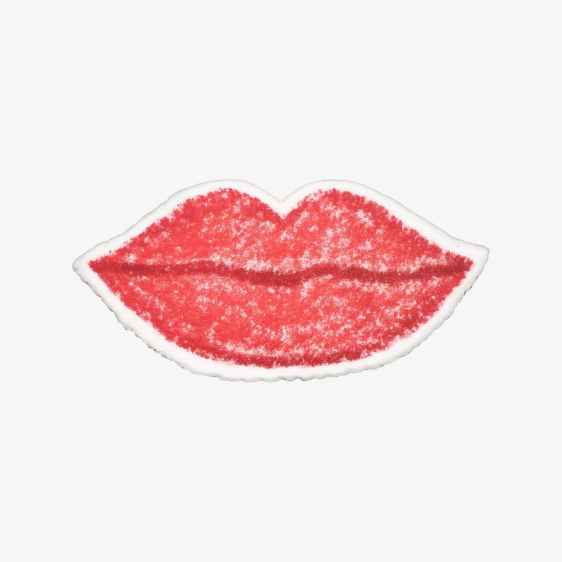 Lips Collage Paper Shadow Style Texture Images | Free Photos, PNG ...