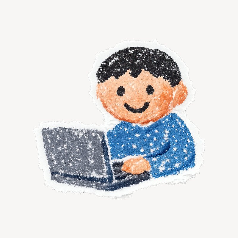 Laptop And Kids Art Texture Paper Background Images | Free Photos, PNG ...