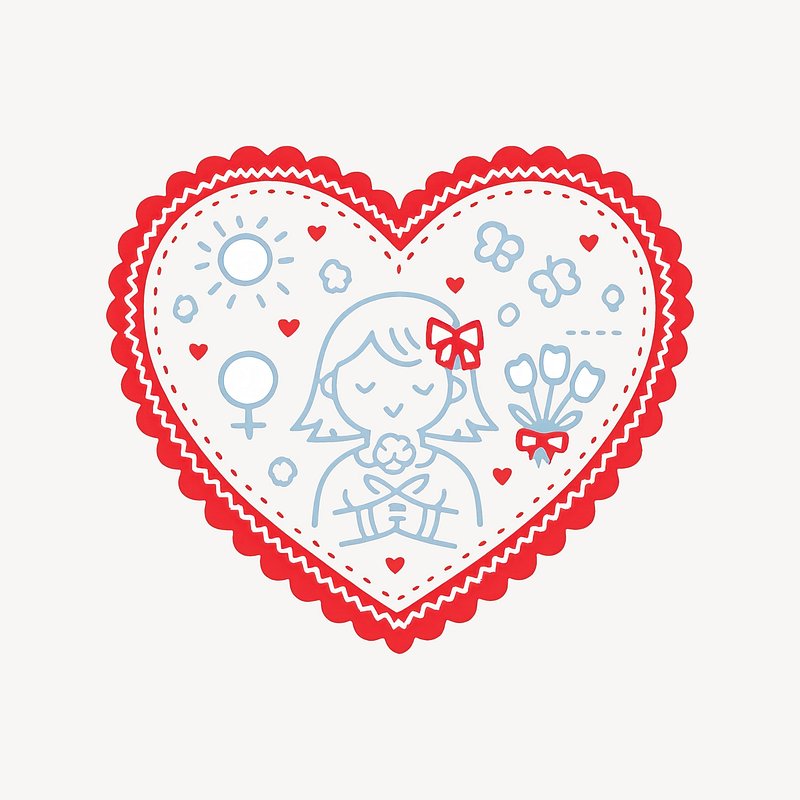 Girl+drawing+a+heart Shadow Cute Design Images | Free Photos, PNG ...