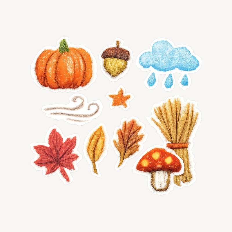 Acorns And Leaves Paper PNG Background Color Images | Free Photos, PNG ...