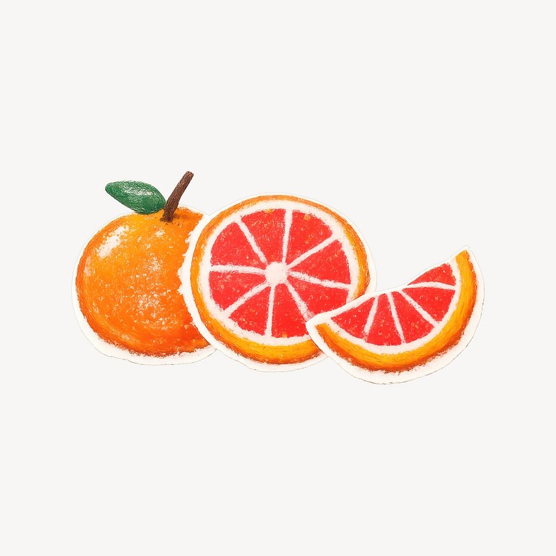 Vector Orange Fruit Isolated Paper Design Images | Free Photos, PNG ...