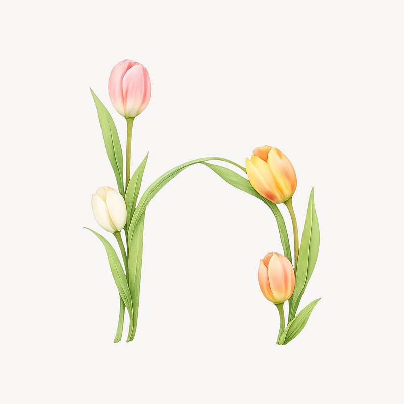 Nature Creative Flowers Leaves Watercolor Images | Free Photos, PNG ...