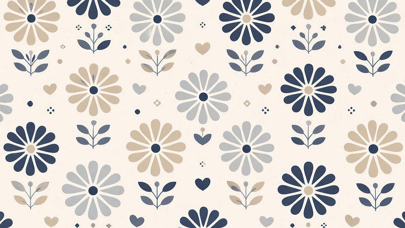 Scandinavian+wallpaper Floral Pattern Images | Free Photos, PNG ...