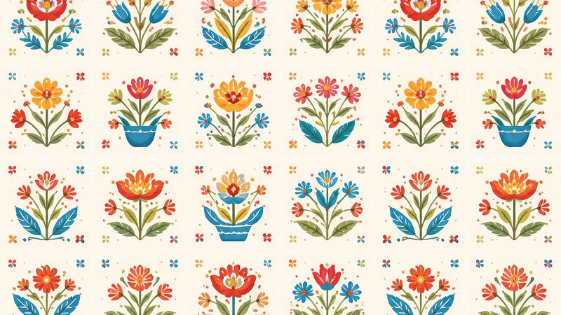 Scandinavian+wallpaper Floral Pattern Images | Free Photos, PNG ...