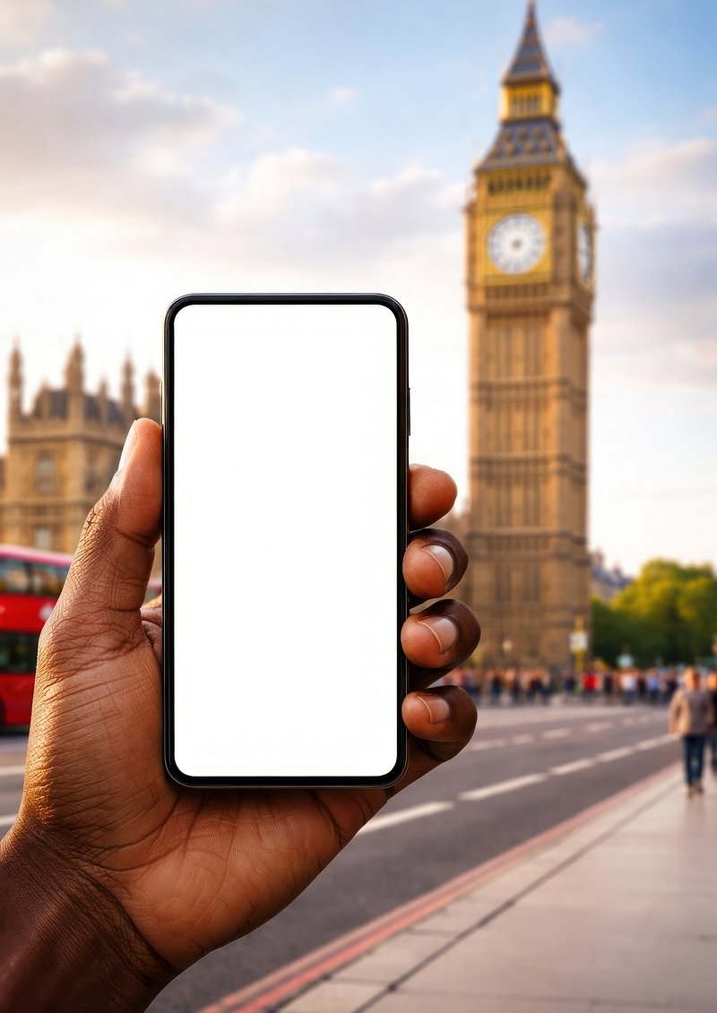 Street Screen Hand Background Blank Images | Download Free Design ...