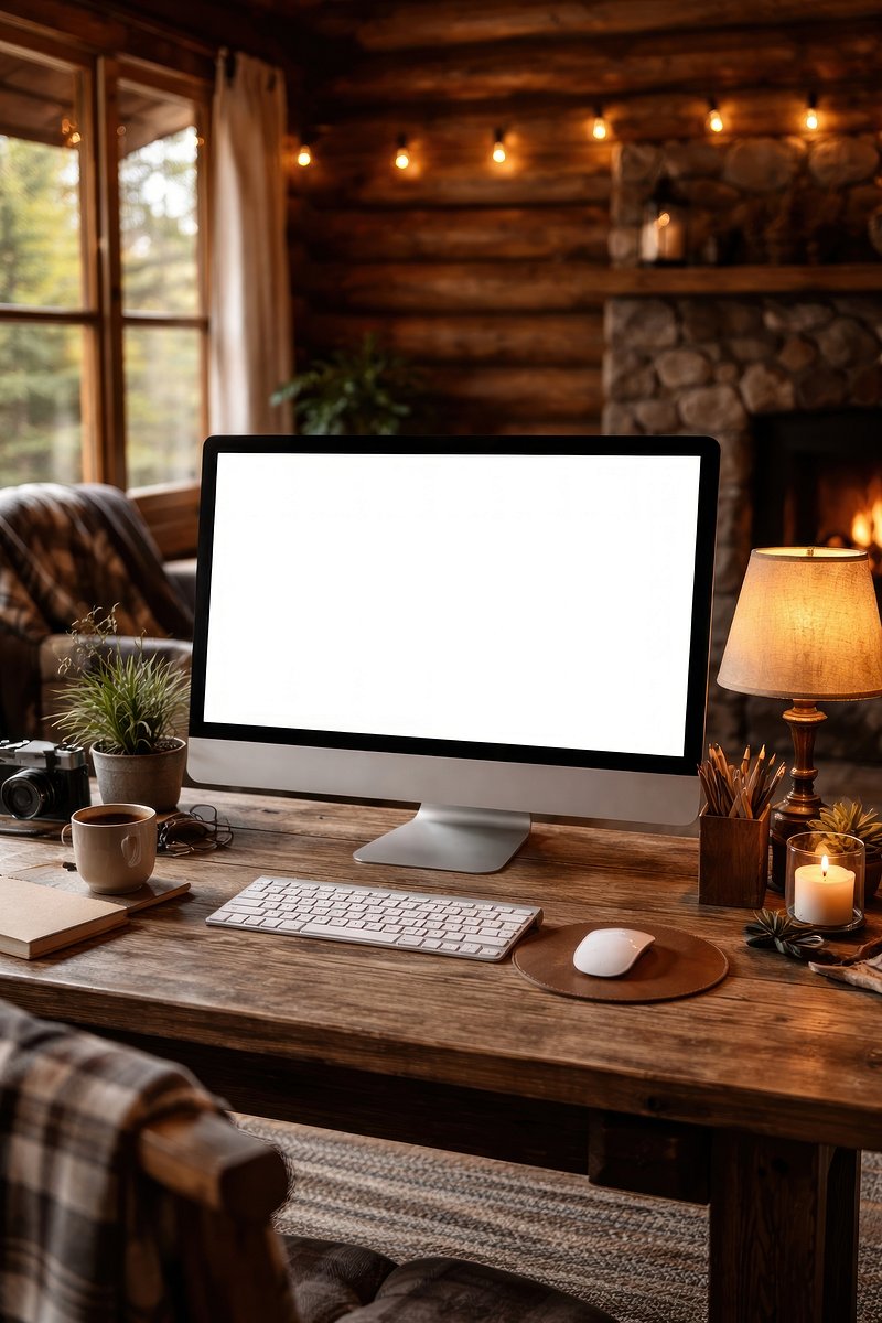 Room Workspace Mockup Design Background Office Images | Free Photos ...