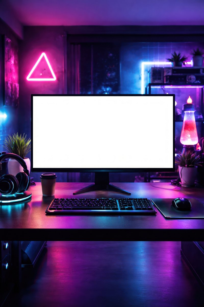 Room Workspace Mockup Office Modern Background Images | Free Photos ...