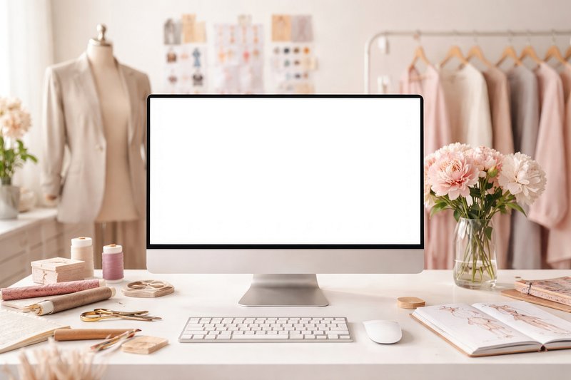 Room Workspace Mockup Design Background Office Images | Free Photos ...
