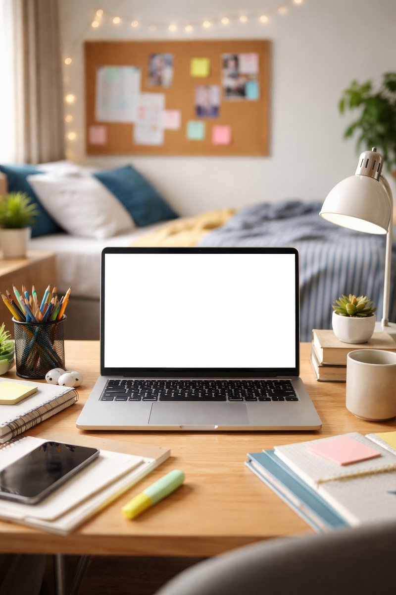 Study Environment Background Laptop Images | Free Photos, PNG Stickers ...