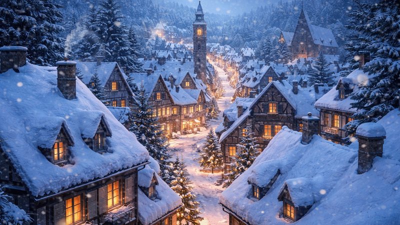 Village Mobile Wallpapers Christmas Images | Free Photos, PNG Stickers ...