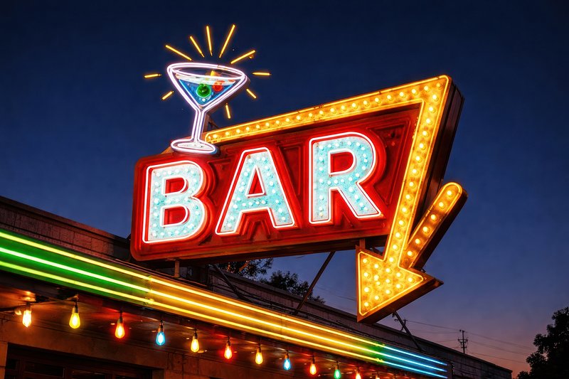 Neon Bar Aesthetic Images | Free Photos, PNG Stickers, Wallpapers ...