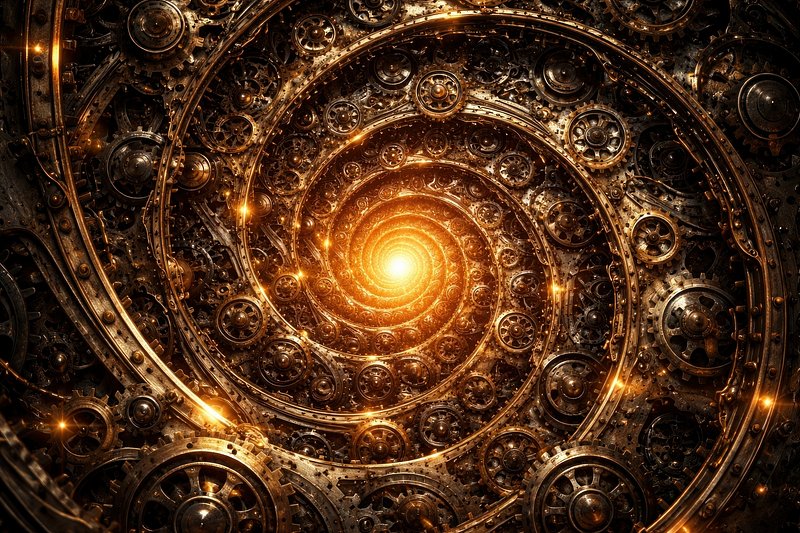 Spiral Fractal Wallpaper Art Mobile Golden Images | Free Photos, PNG ...