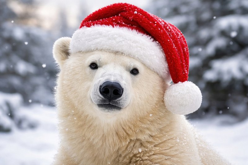 Christmas Background In Forest Wallpaper Snow Holiday Images | Free ...