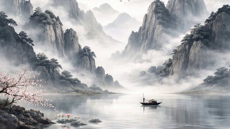 Scenery+chinese Illustration Images | Free Photos, PNG Stickers ...