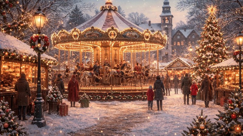 Christmas Town Wallpaper JPEG Mobile Images | Free Photos, PNG Stickers ...