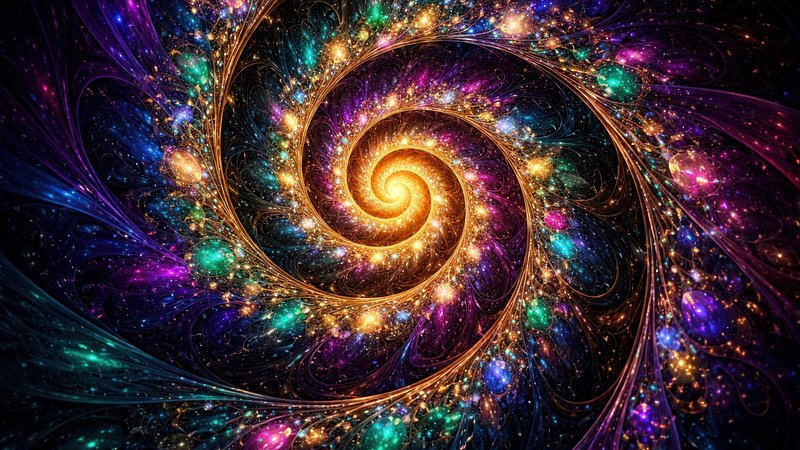 Spiral Fractal Wallpaper Art Illustration Images | Free Photos, PNG ...