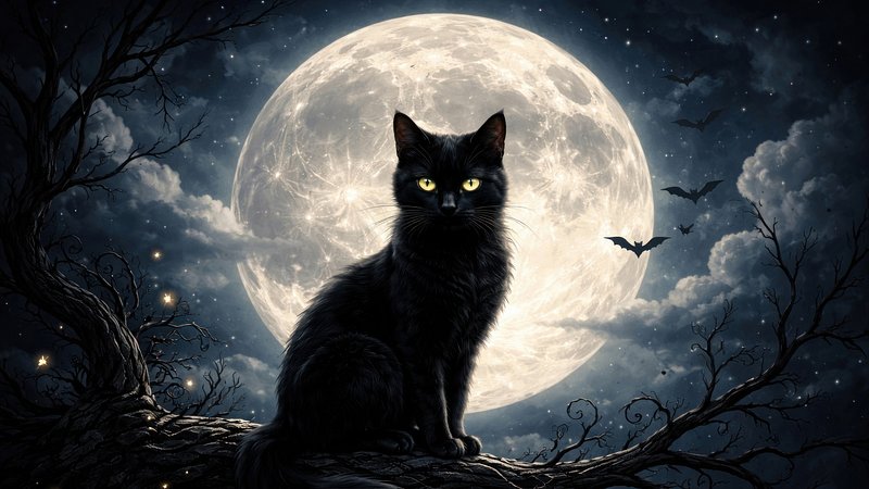 Moon Forest Sky Trees Background Wallpaper Images | Free Photos, PNG ...