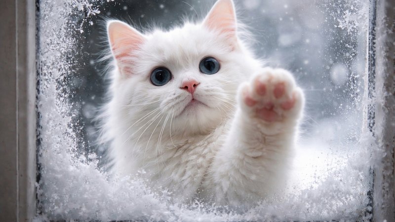 Cat In Snow Winter Cute Images | Free Photos, PNG Stickers, Wallpapers ...