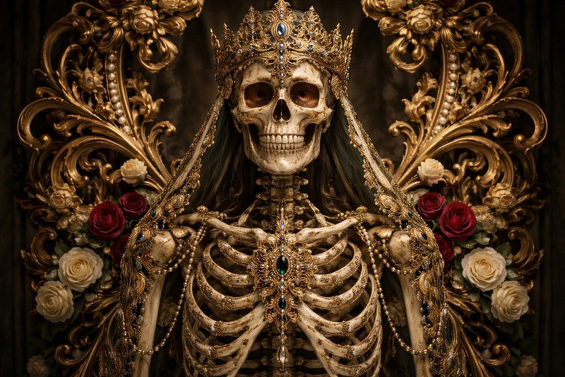 Rose And Skeleton Art Images | Free Photos, PNG Stickers, Wallpapers ...