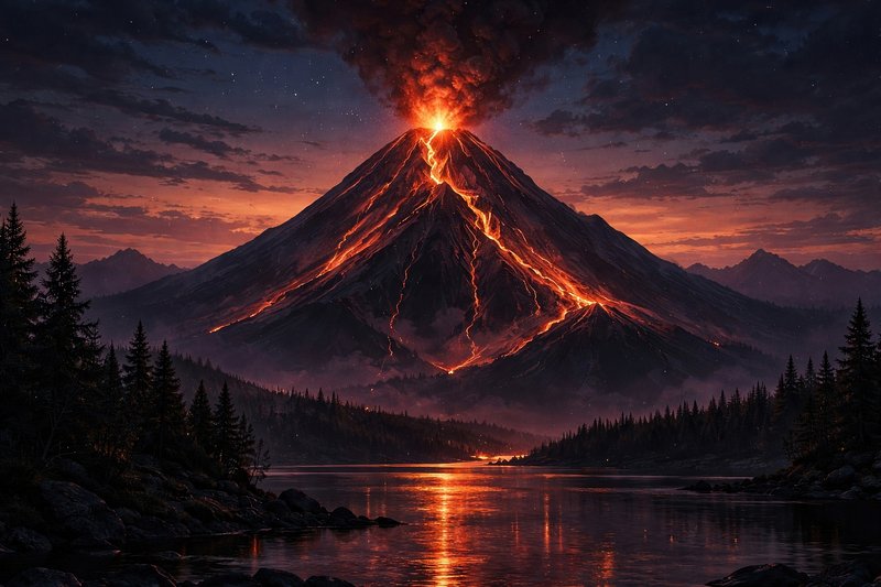 Volcano+eruption+wallpaper Mountain Lava Scenery Images | Free Photos ...