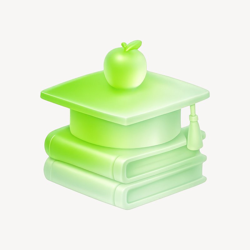 Knowledge Apple Learning Books Graduation Cap Images | Free Photos, PNG ...