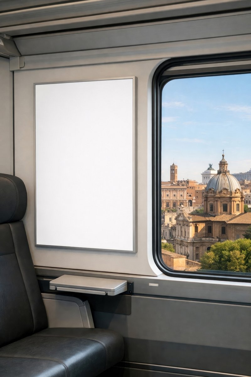 Journey Train Poster Interior Modern Mockup Images | Free Photos, PNG ...