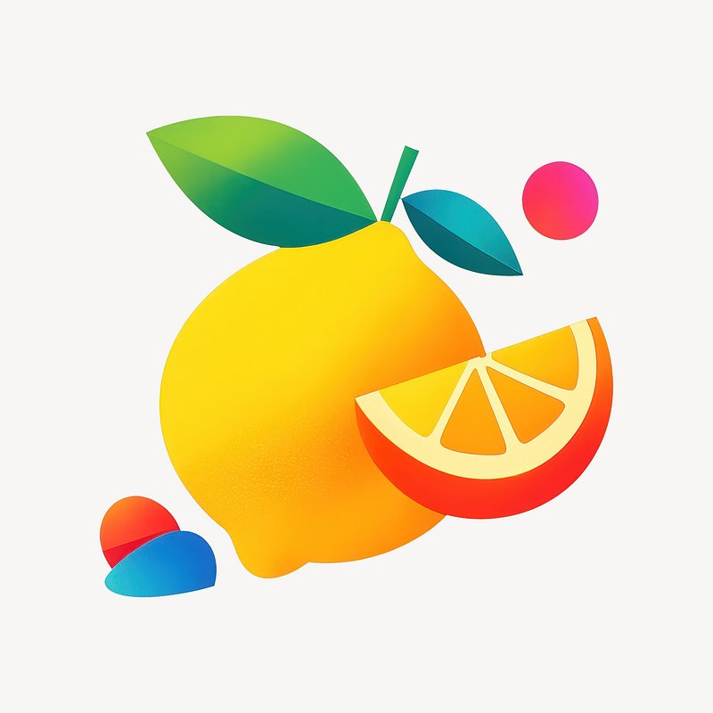Citrus+outline+2026 Art PNG Design Images | Free Photos, PNG Stickers ...