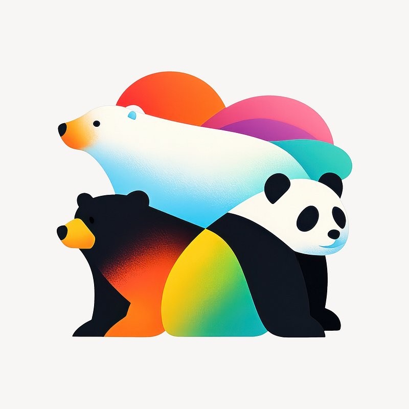 Panda+black Art Texture Images | Free Photos, PNG Stickers, Wallpapers ...
