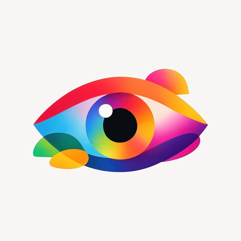 Rainbow Eye Background Design Images | Free Photos, PNG Stickers ...