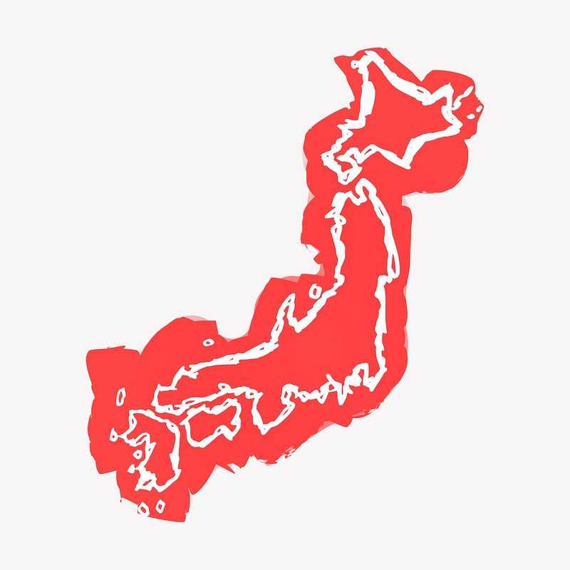 Japan Map Clipart Images | Free Photos, PNG Stickers, Wallpapers ...