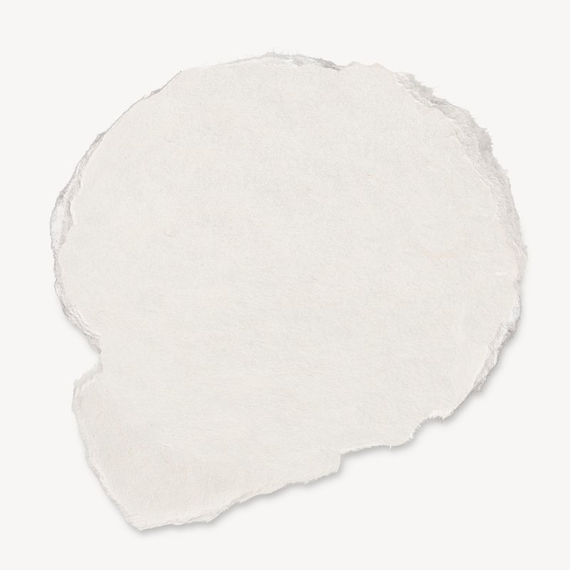 White ripped paper cut shape | Premium PSD - rawpixel