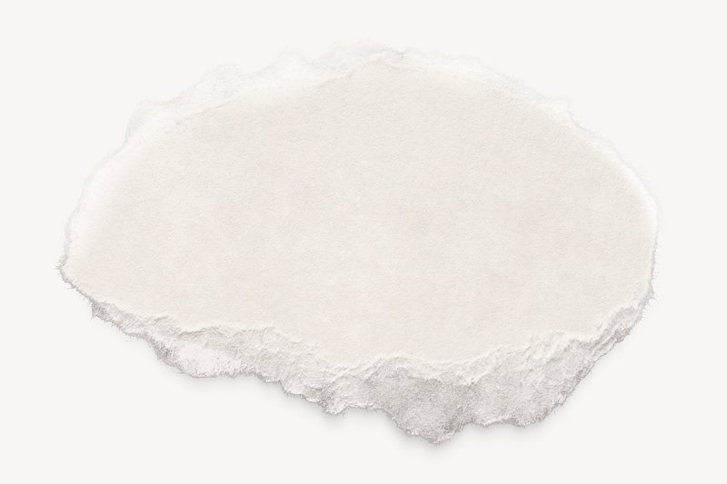 White ripped paper cut shape | Premium PSD - rawpixel