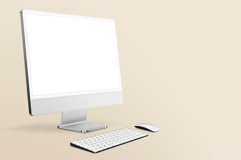 Blank desktop computer screen | Free Photo - rawpixel