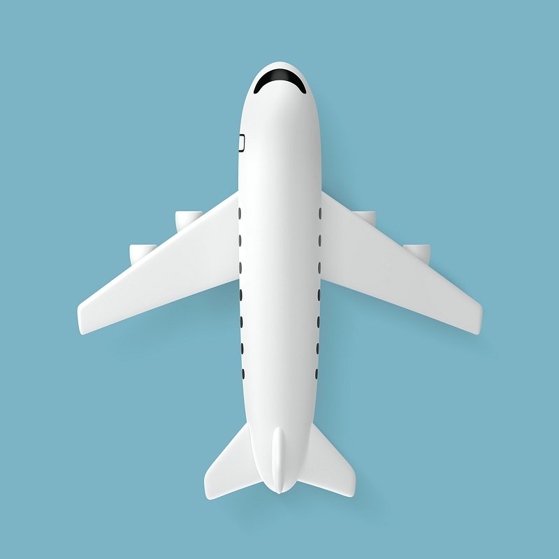 3D plane collage element, top | Premium PSD - rawpixel